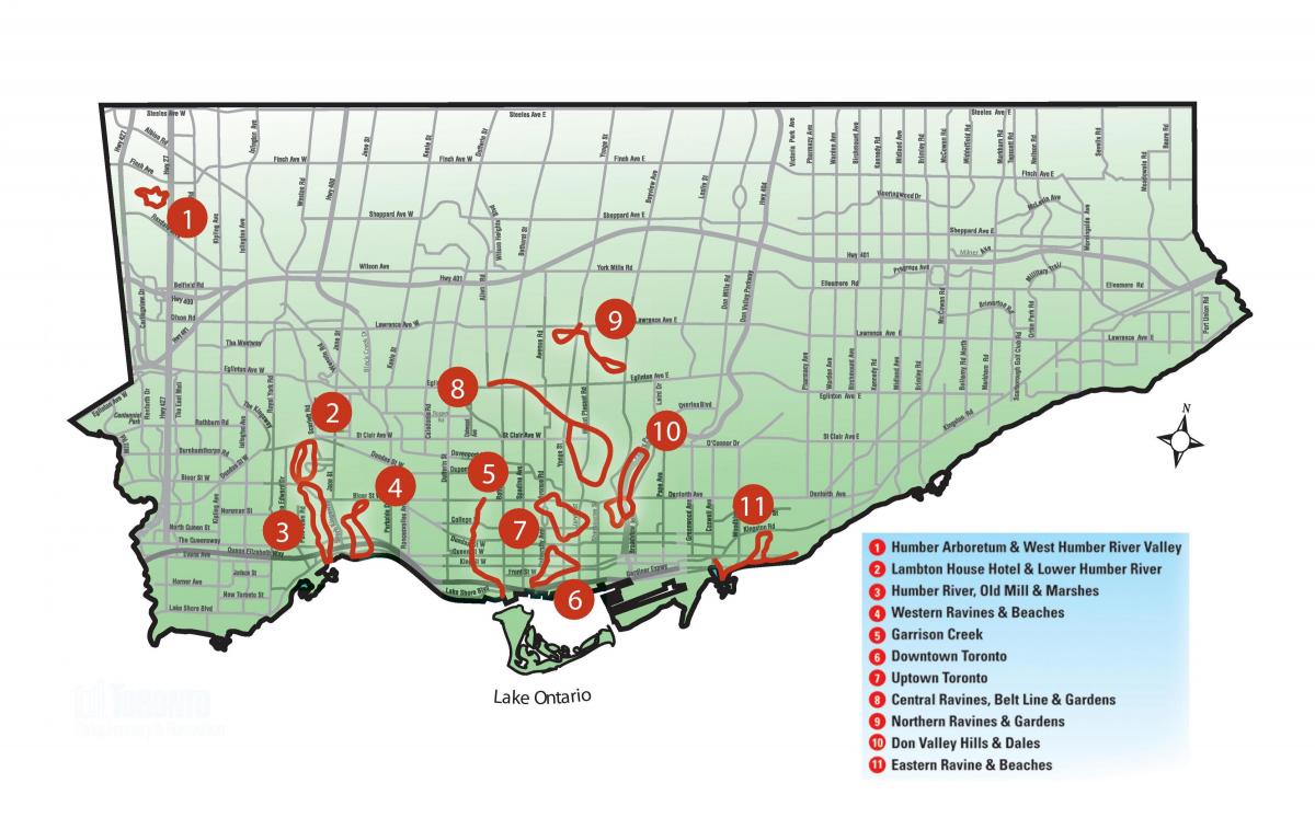 Plan promenade découverte Toronto - Carte promenade découverte Toronto ...